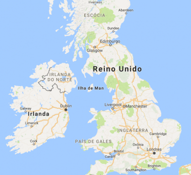 A evolução do mapa da Inglaterra
